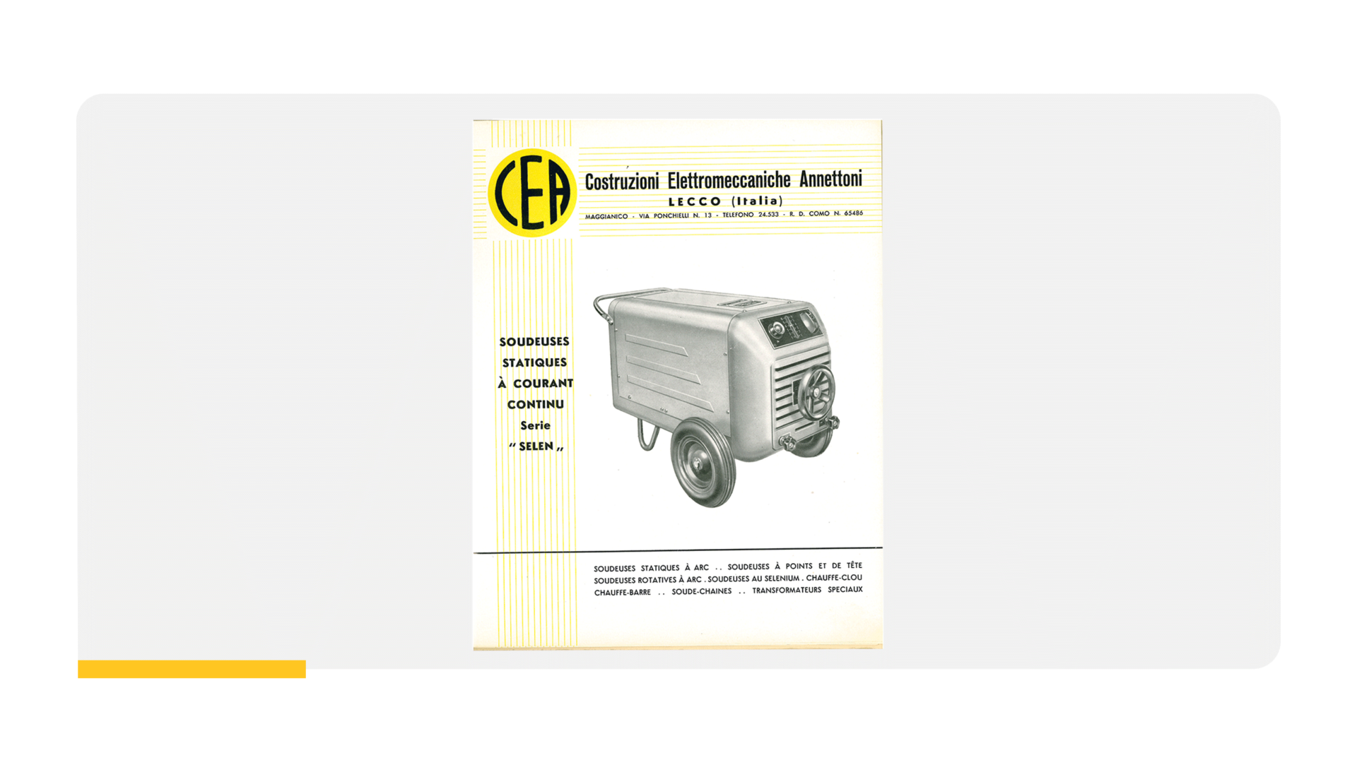 Cea, leader in plasma welding and cutting since 1950