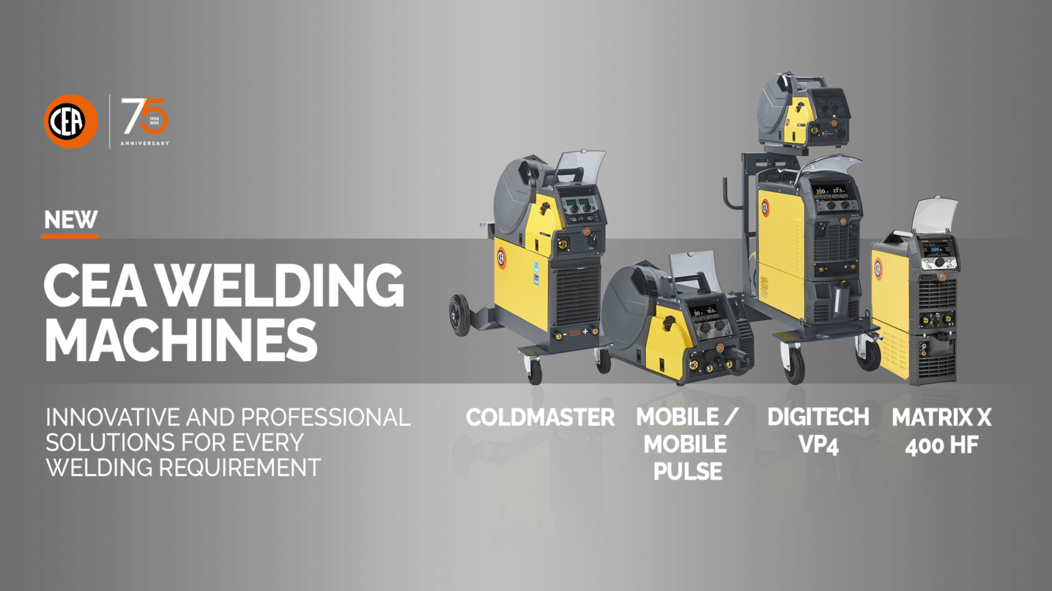NUEVOS EQUIPOS DE SOLDADURA CEA 2025 | CEA Welding